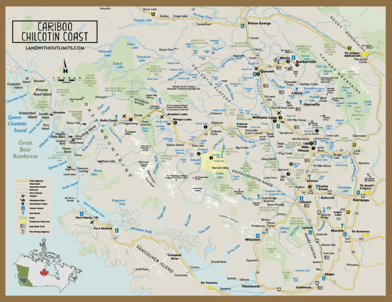 Getting To & Around The Cariboo Chilcotin Coast | Media & Travel Trade